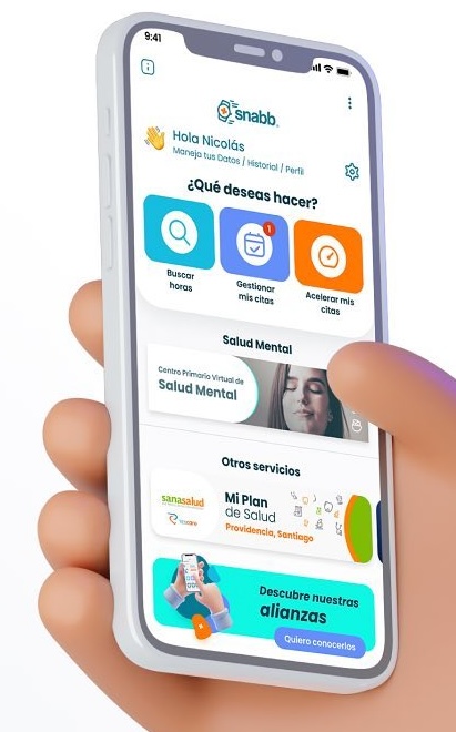 Snabb - Tu Hora Médica + Fácil + Rápida en una sola App